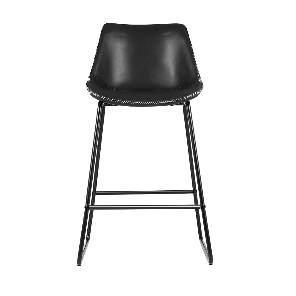 Fendi Bar Stool - Black (Set of 2) Designer Bar Stool | Modern Kitchen ...