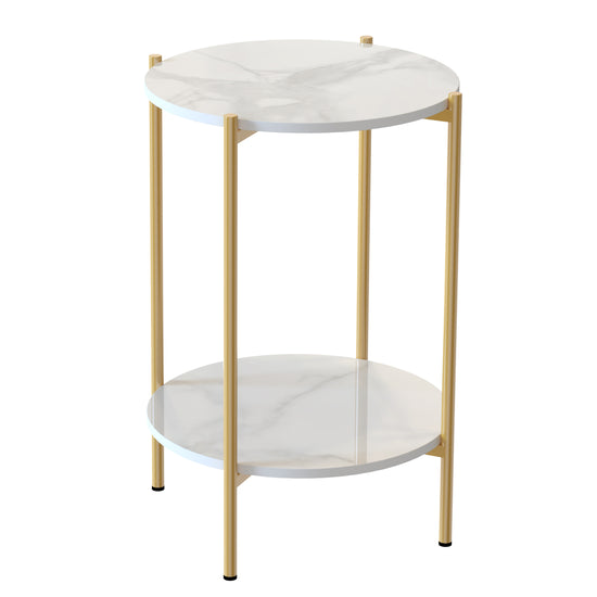 Alba Marble Stone Side Table - Black – www.interiorave.com.au